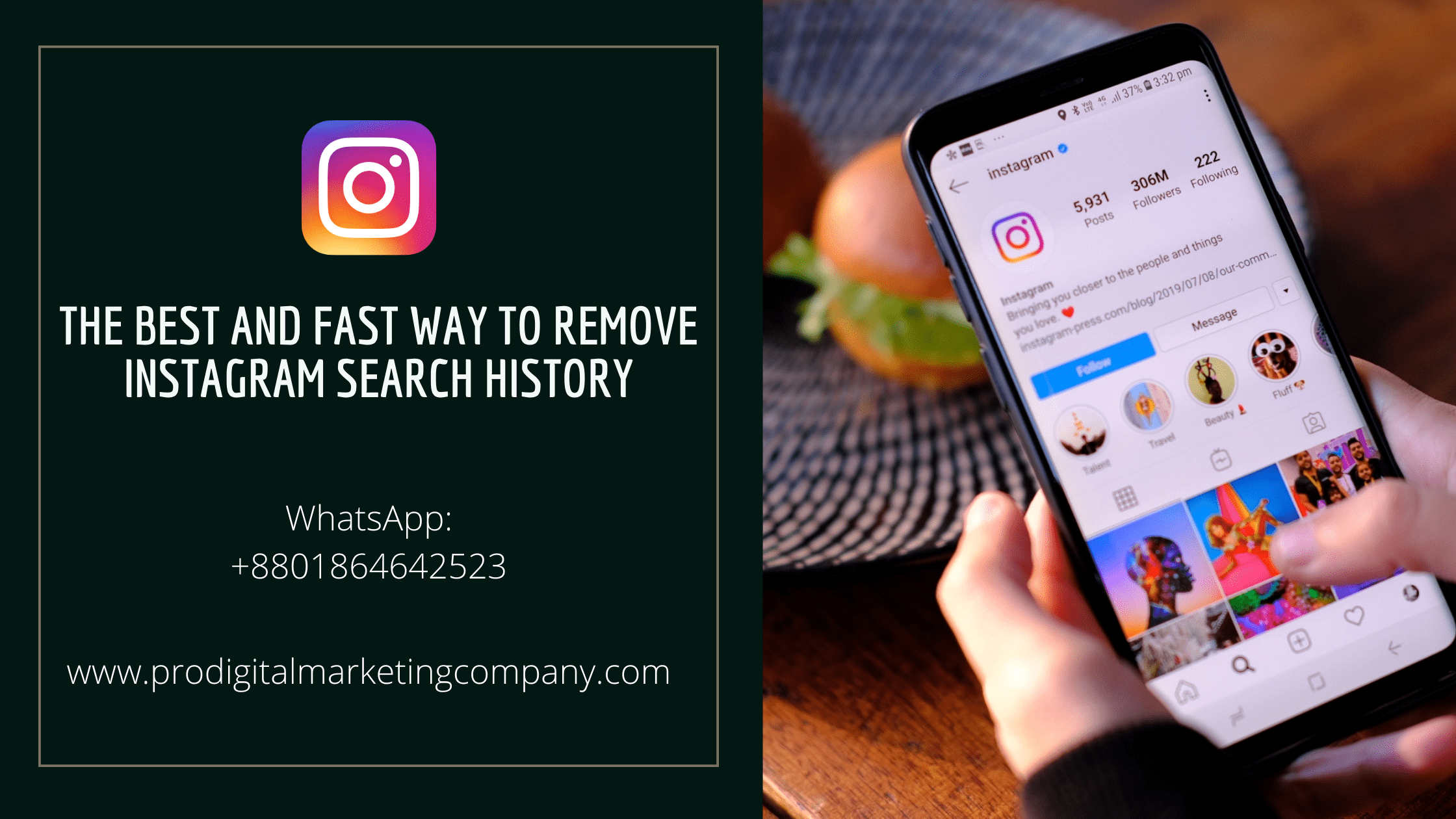 The Best and Fast Way to Remove Instagram Search History - Pro Digital ...