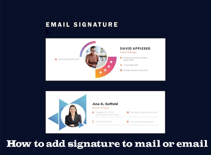 How To Add Signature To Mail Or Email Pro Digital Marketing Company